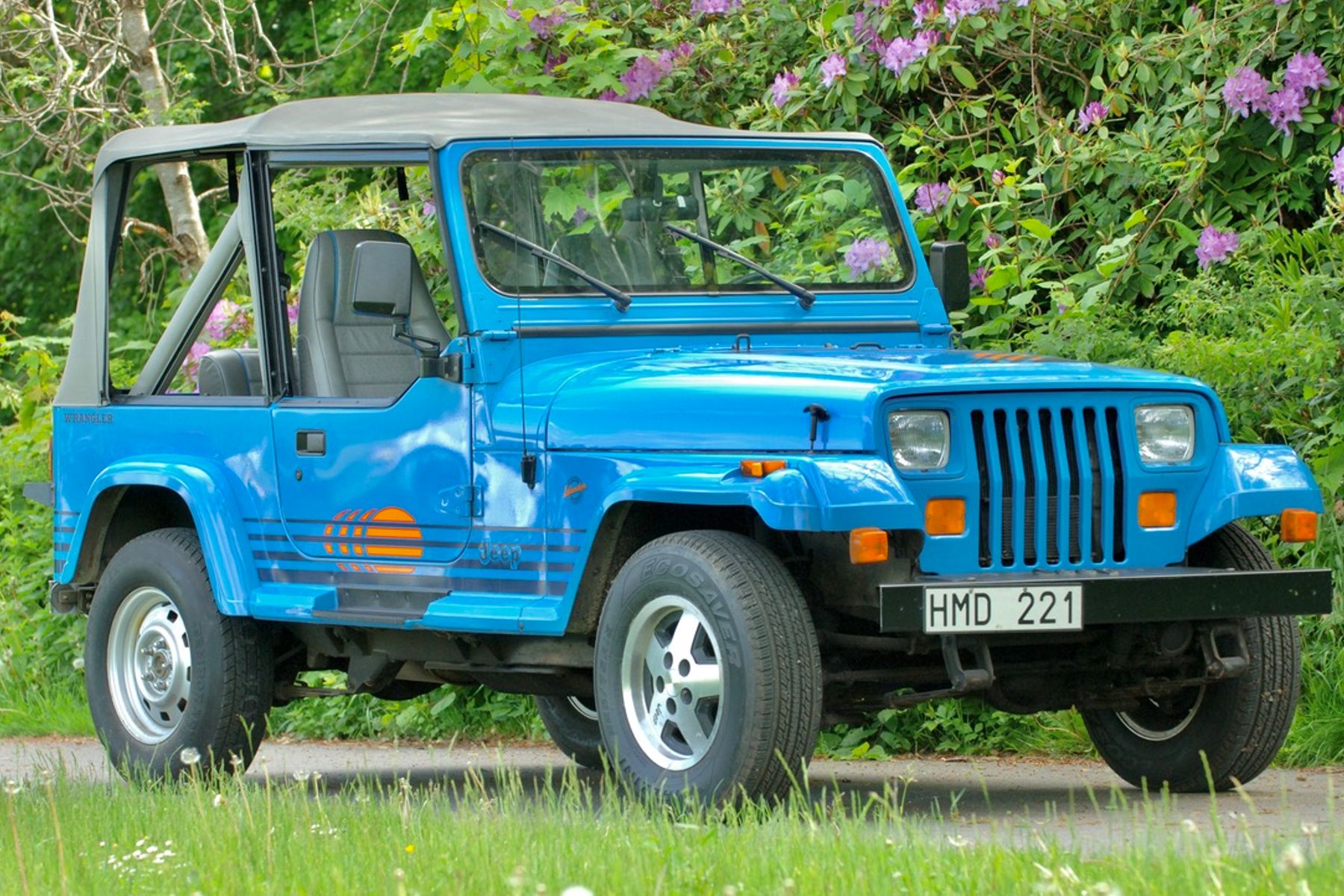 Jeep Wrangler 4,2 Islander Edition Blue — 1990 on Bilweb Auctions