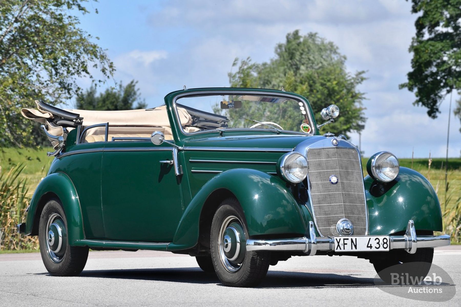 Mercedes-Benz 170S Cabriolet B W136 — 1951 on Bilweb Auctions