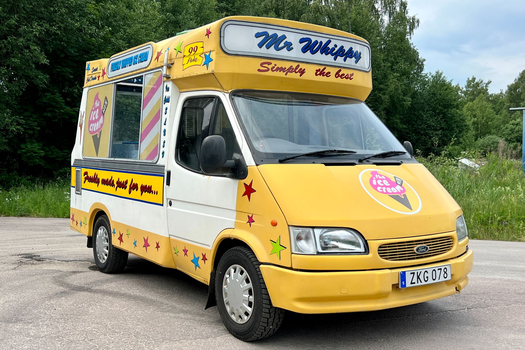 Ford Transit 150 TD SWB Glassbil — 1998 on Bilweb Auctions