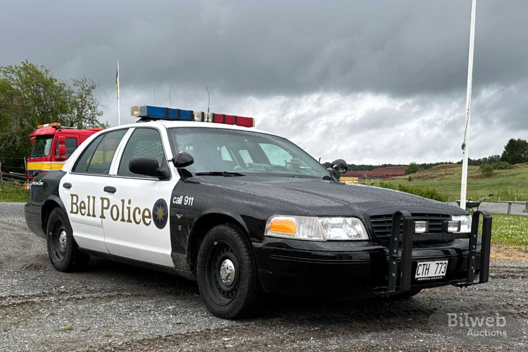 Ford Crown Victoria Police Interceptor 4,6 V8 — 2000 på Bilweb Auctions