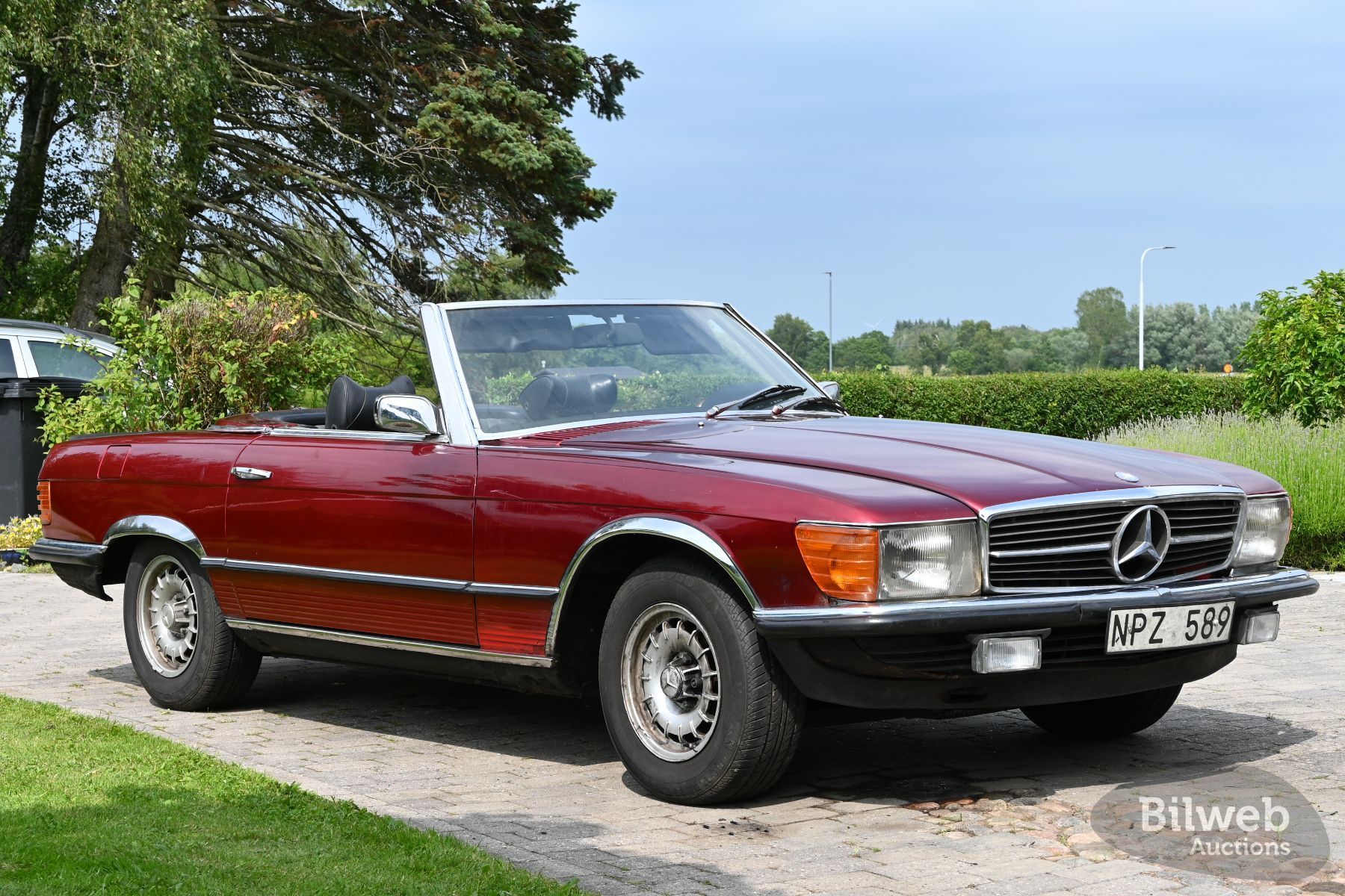 Mercedes-Benz 350 SL R107 V8 3.5 L — 1972 on Bilweb Auctions