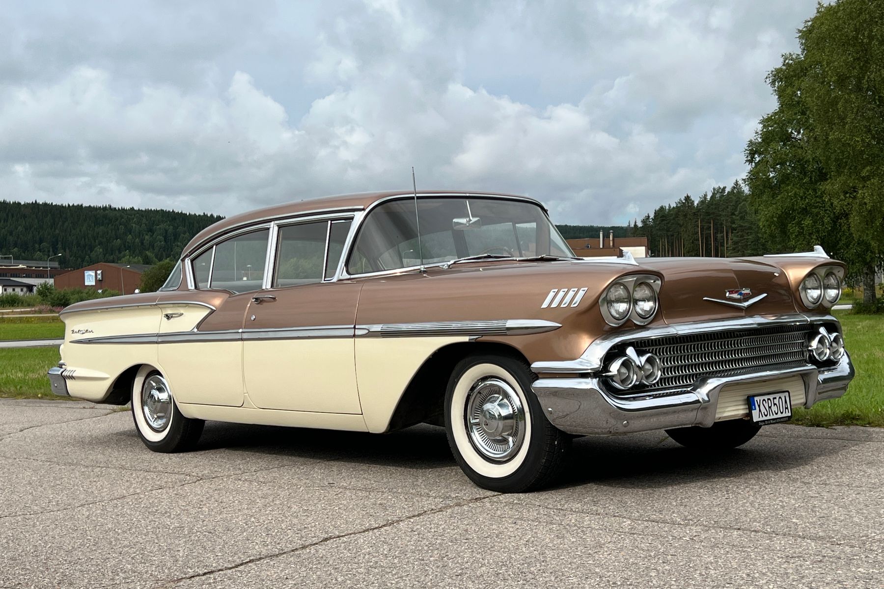 Chevrolet Bel Air Impala 5,7 V8 Powerglide — 1958 på Bilweb Auctions