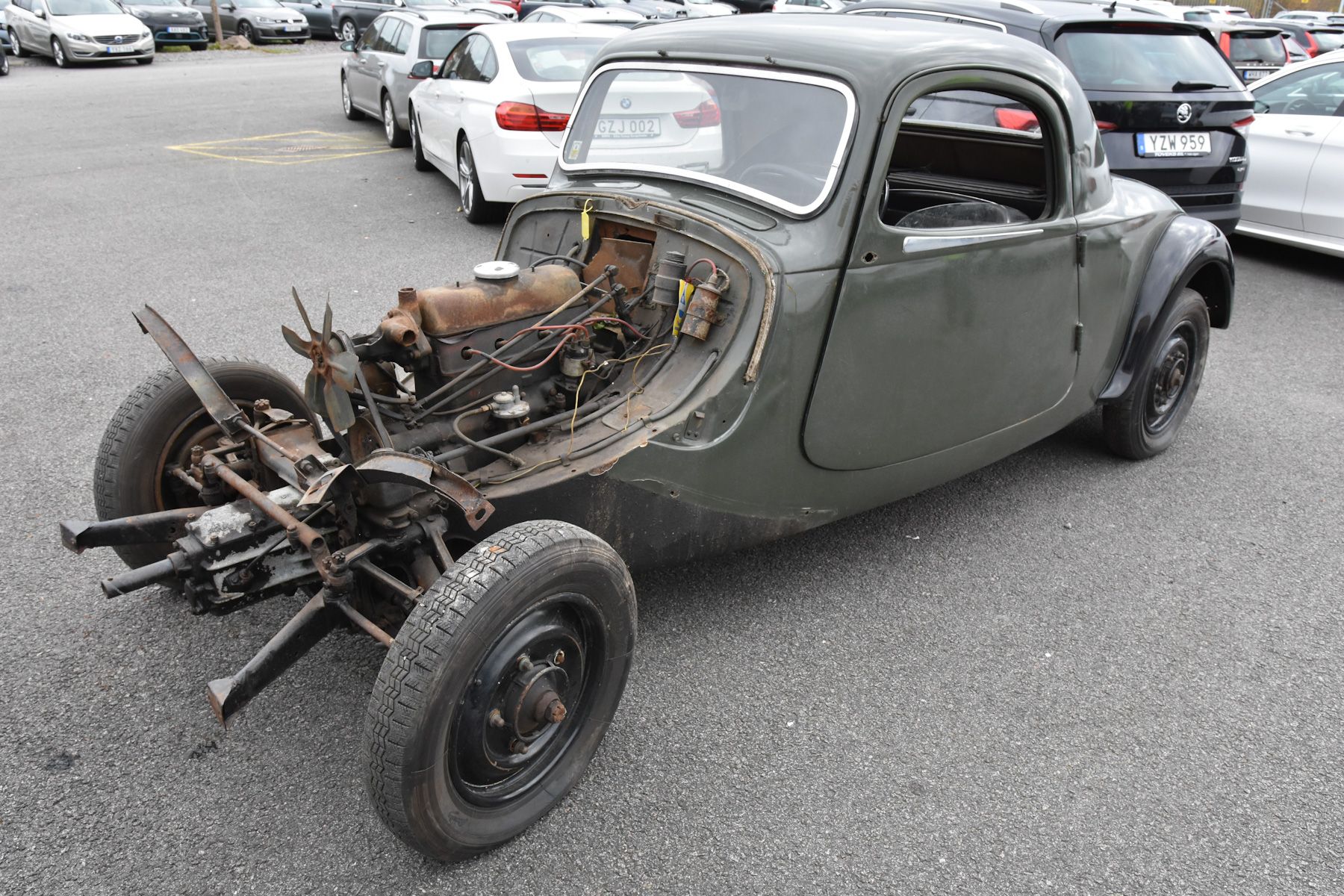 Citroën Traction Avant 7C coupe (Reservdelsbil) — 1935 on Bilweb Auctions