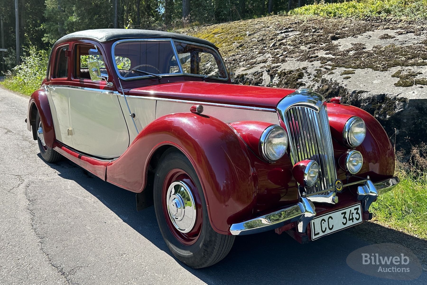 Riley 2,5 L Saloon RMB — 1950 on Bilweb Auctions