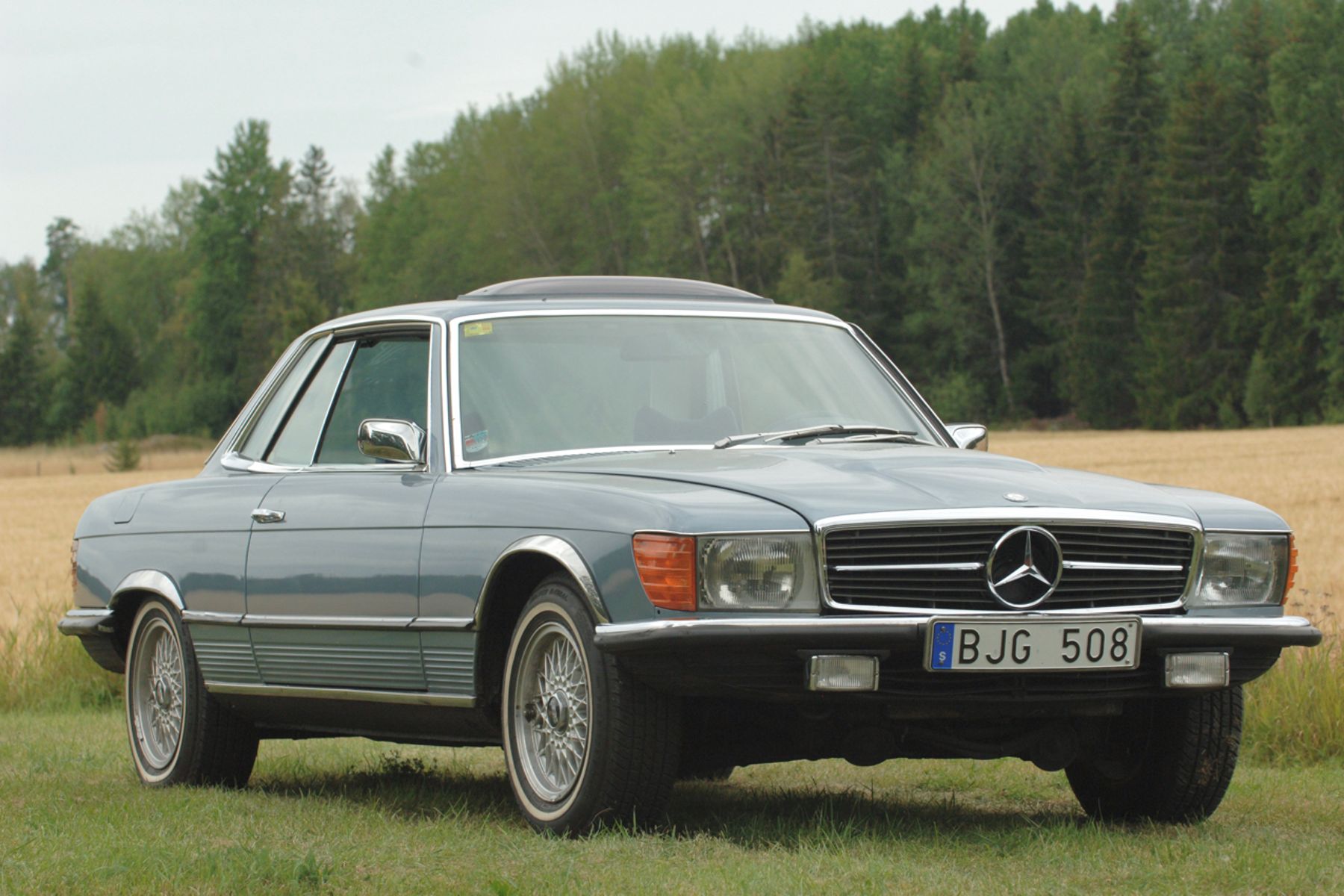 Mercedes Benz 350 SLC Ombyggd Till Diesel 6 cyl 1973 On Bilweb Auctions