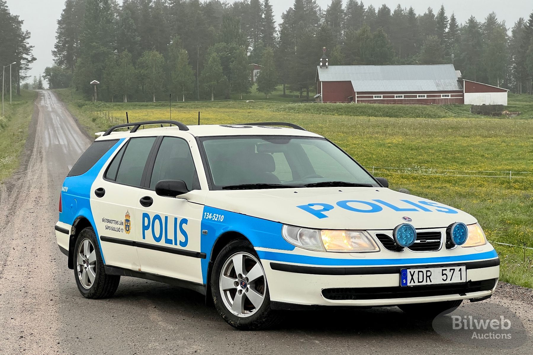 SAAB Polisbil 9-5 EX59 2,3T — 2005 på Bilweb Auctions