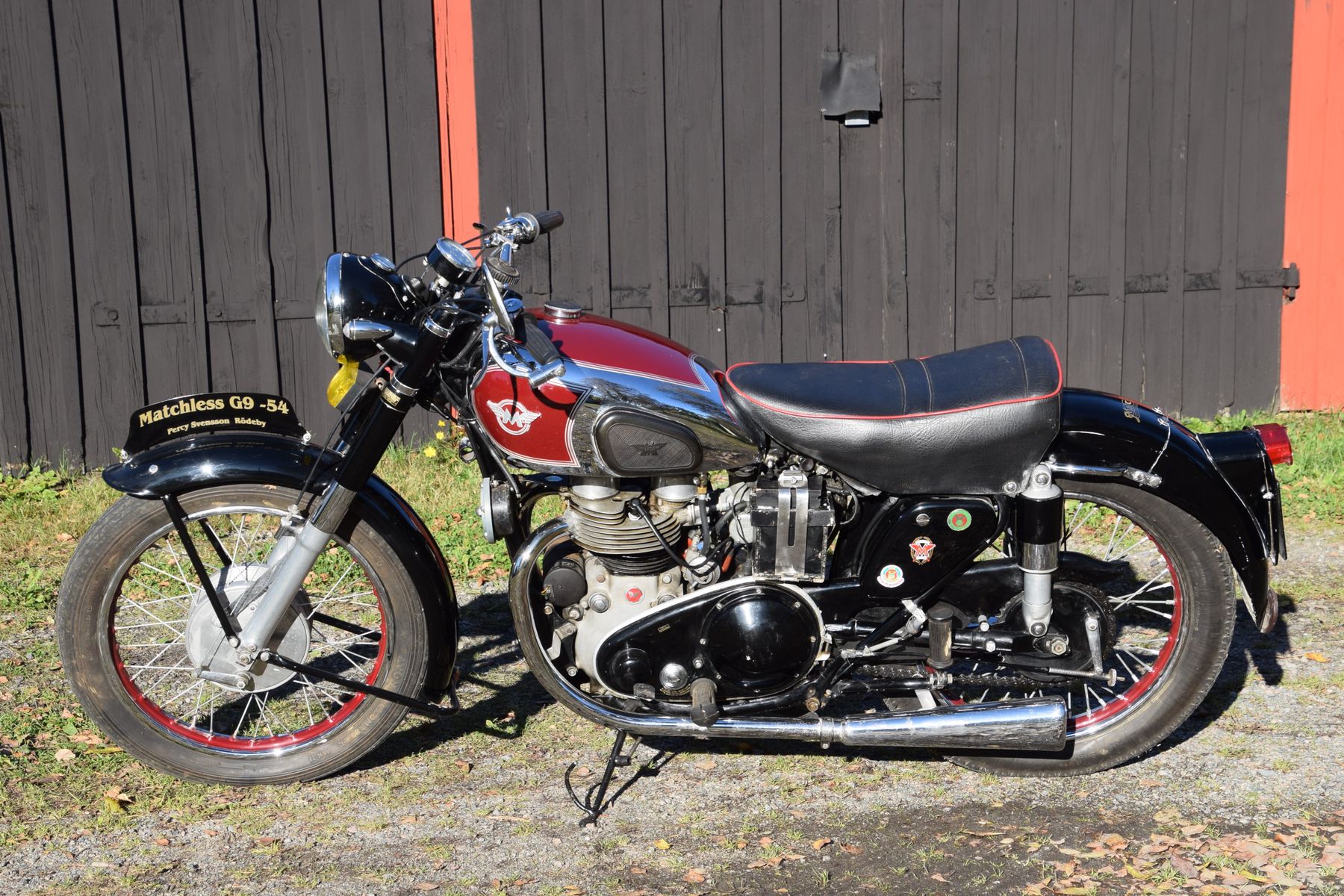 Matchless 500 G9 2 cyl 4-takt — 1954 on Bilweb Auctions