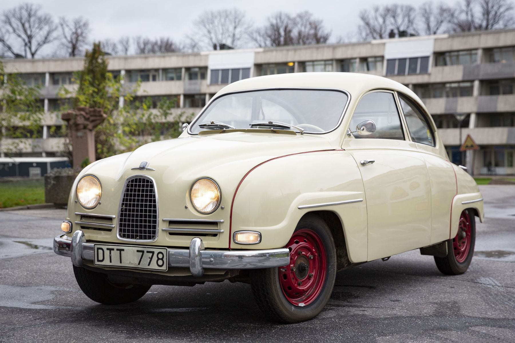 Saab 93B De Luxe 3-cyl tvåtakt — 1958 on Bilweb Auctions
