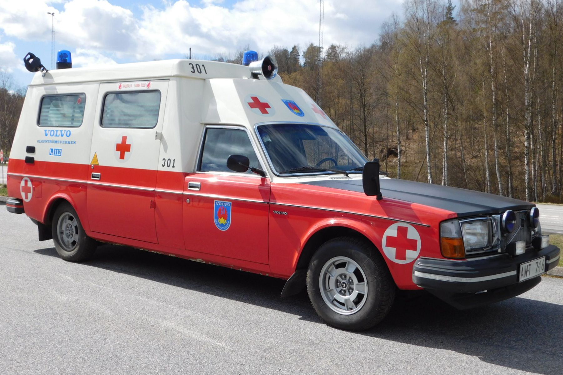 Volvo 265 Ambulans GL B27A V6 2,7L (125hk) — 1980 on Bilweb Auctions